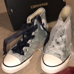Free People | Shoes | Furry Wolf Grey Converse Women Men 8 | Poshmark